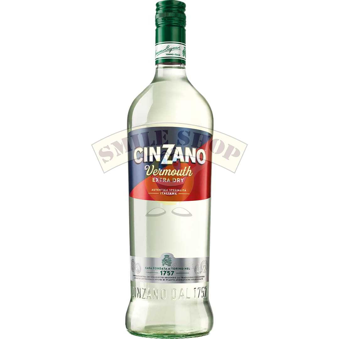 Cinzano Extra Dry Vermouth 1L 18%, Smile Shop Alkohole