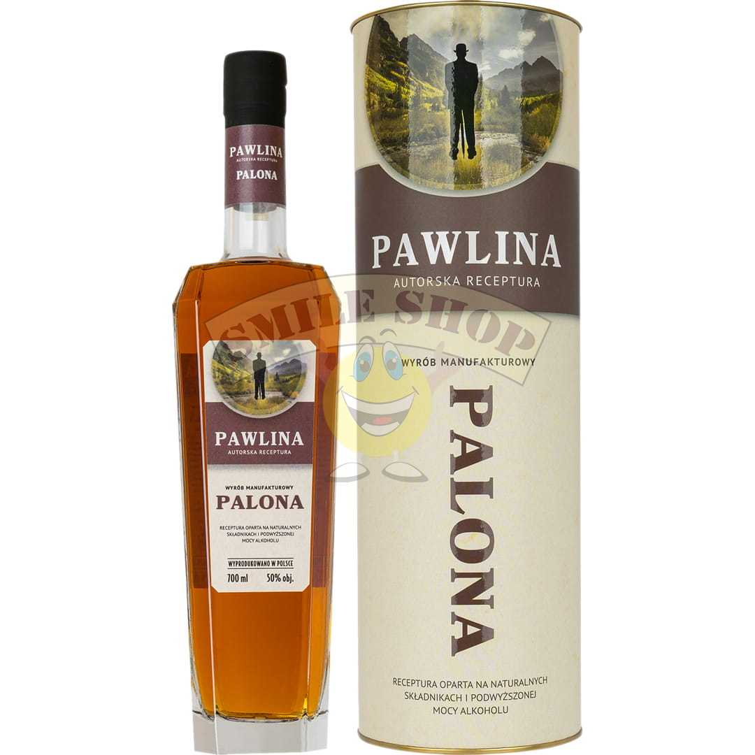 Pawlina Palona Wódka 0,7L 50% + tuba, Smile Shop Alkohole