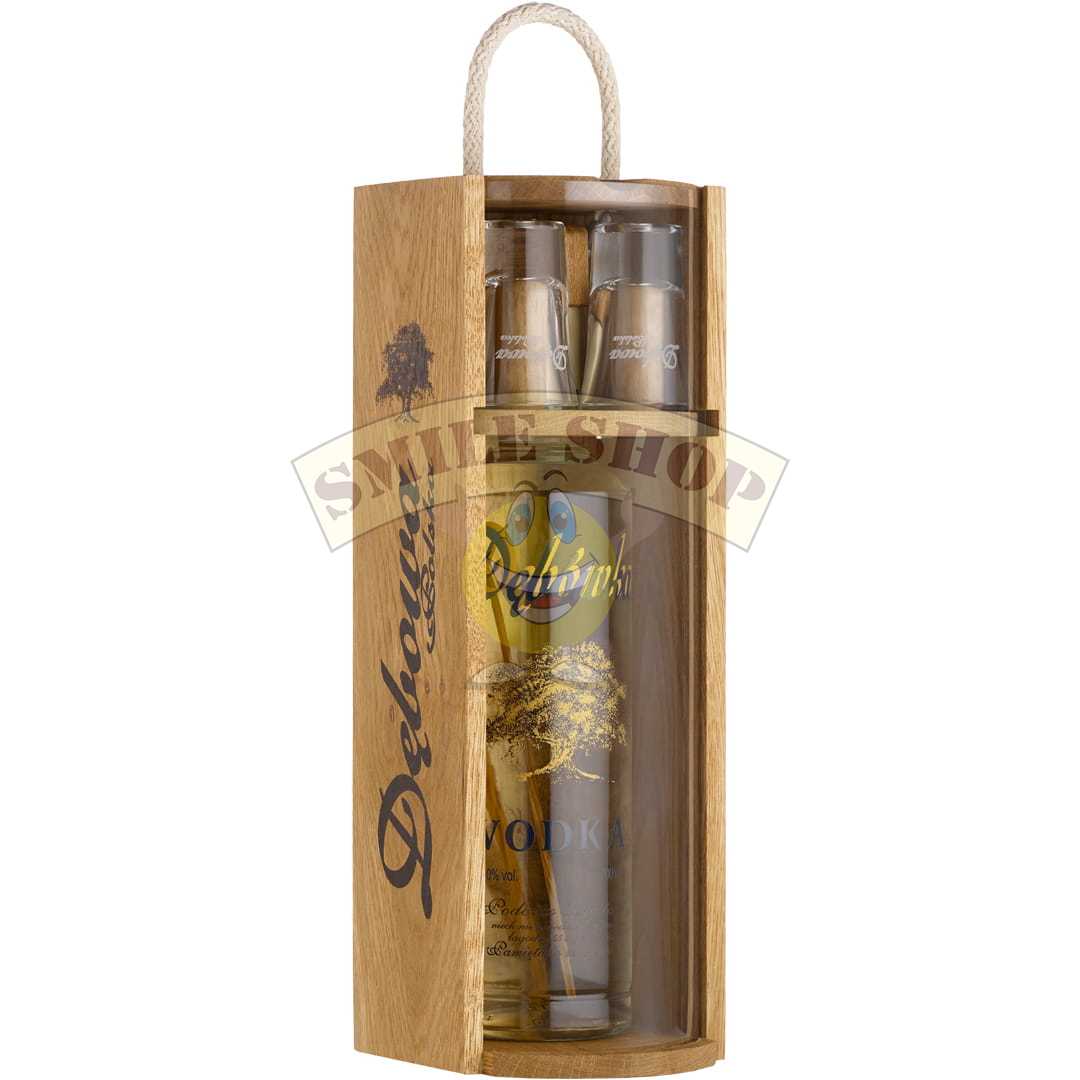 Dębówka Wódka 0,7L 40% + 2 kieliszki, Smile Shop Alkohole