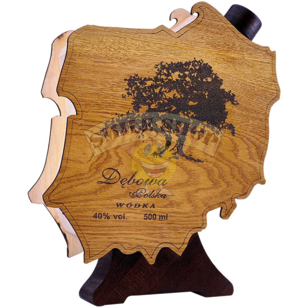 Dębowa Polska Mapa Wódka 0,5L 40%, Smile Shop Alkohole
