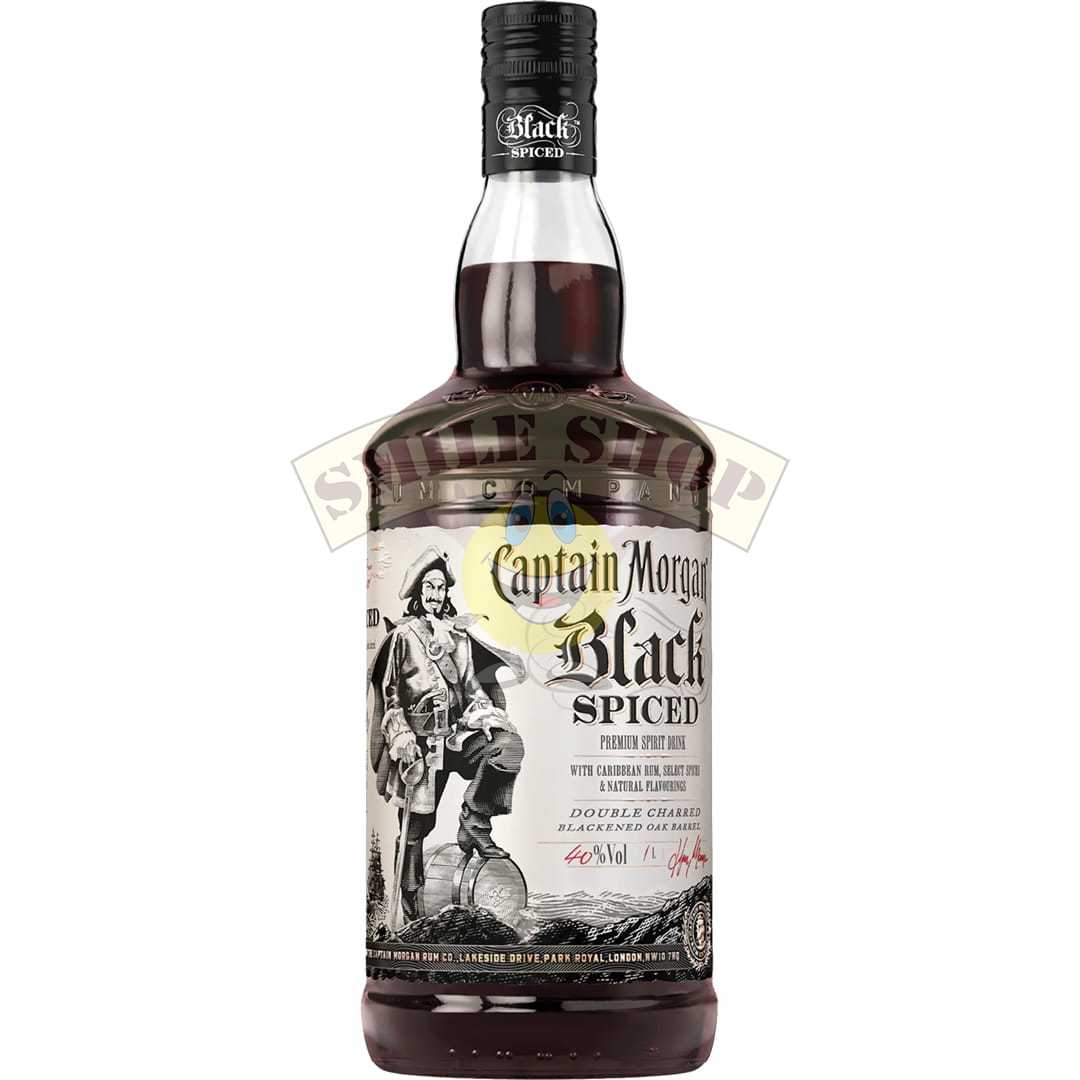 Captain Morgan Black Spiced Premium Rum 0,7L 40%, Smile Shop Alkohole