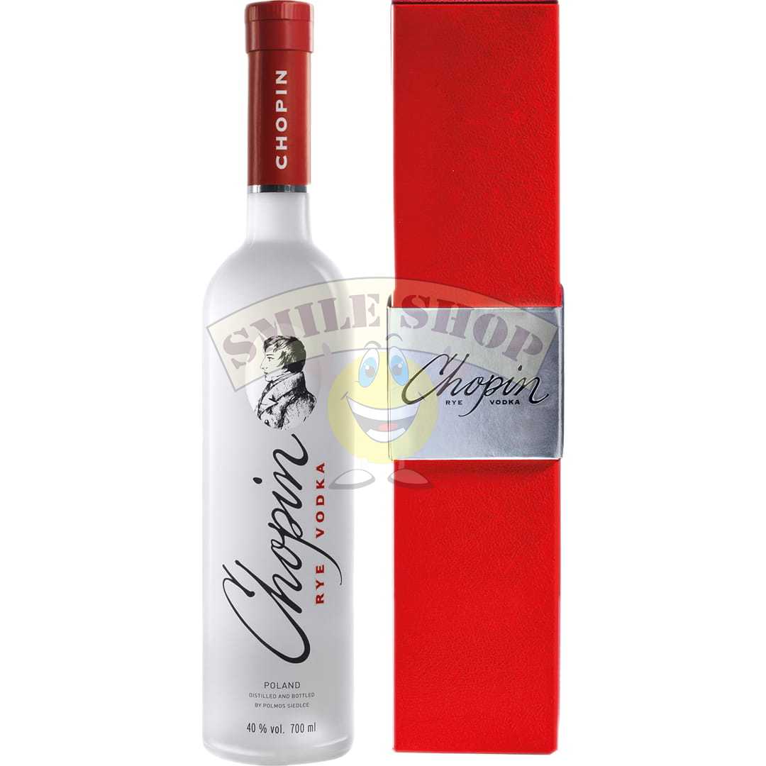 Chopin Rye Wódka 1L 40% + kartonik, Smile Shop Alkohole