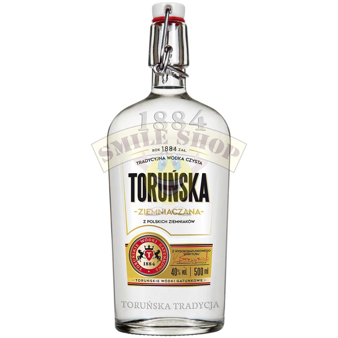 Toruńska Ziemniaczana Wódka 0,5L 40%, Smile Shop Alkohole