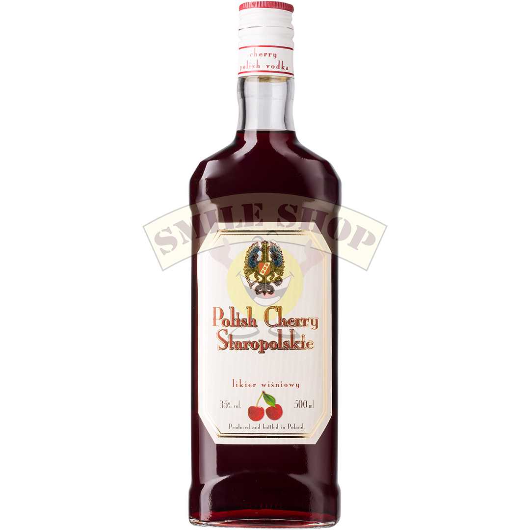 Staropolskie Polish Cherry Likier 0,5L 35%, Smile Shop Alkohole