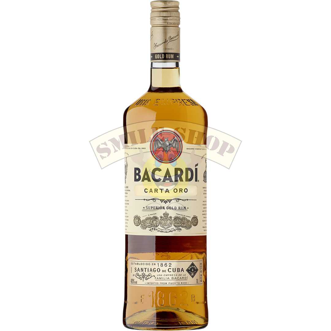 Bacardi Carta Oro Rum 0,7L 37,5%, Smile Shop Alkohole