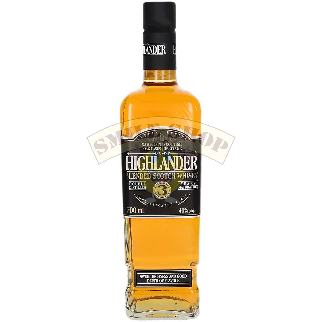 Highlander Whisky 0,5L 40%, Smile Shop Alkohole