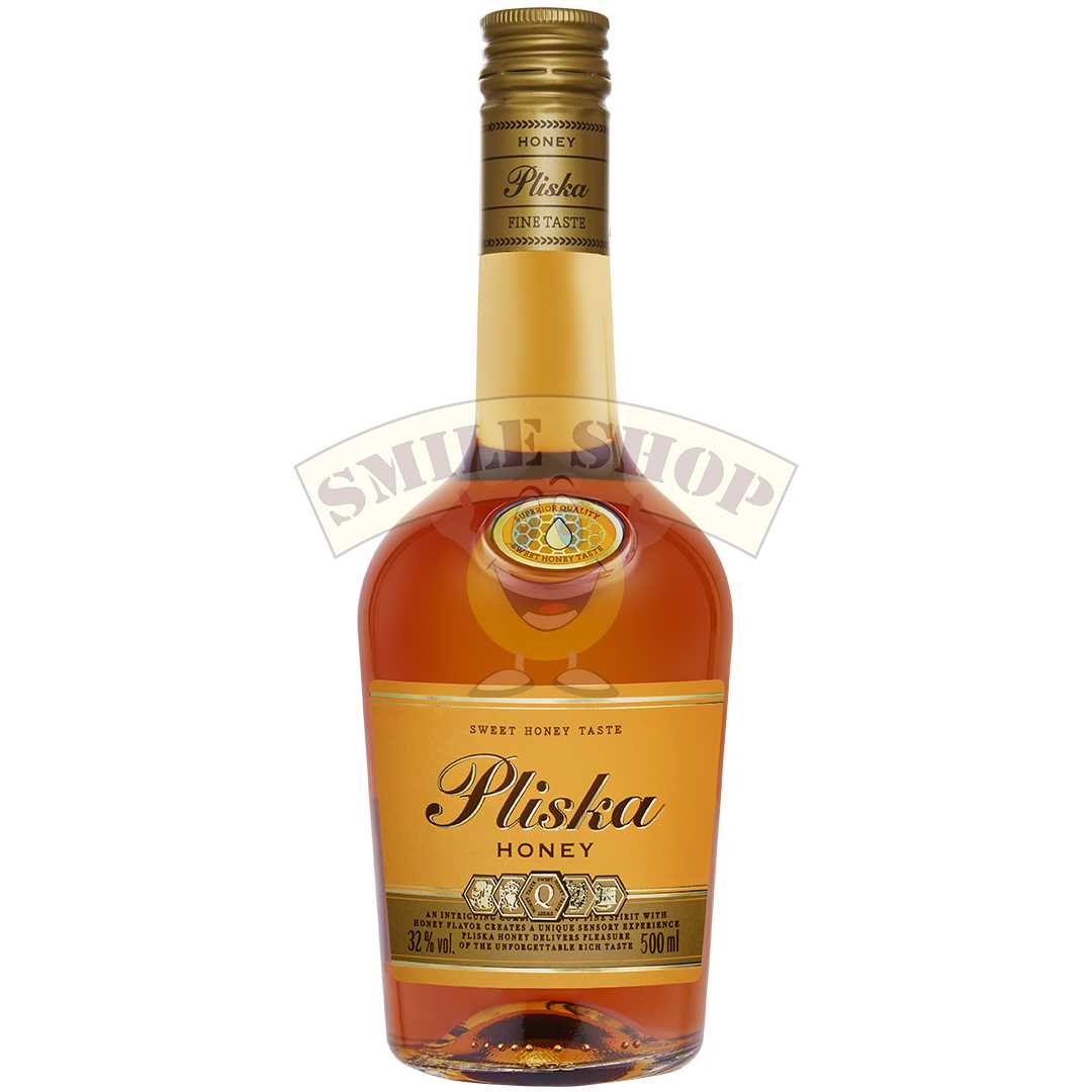 Pliska Honey Brandy 0,5L 32%, Smile Shop Alkohole