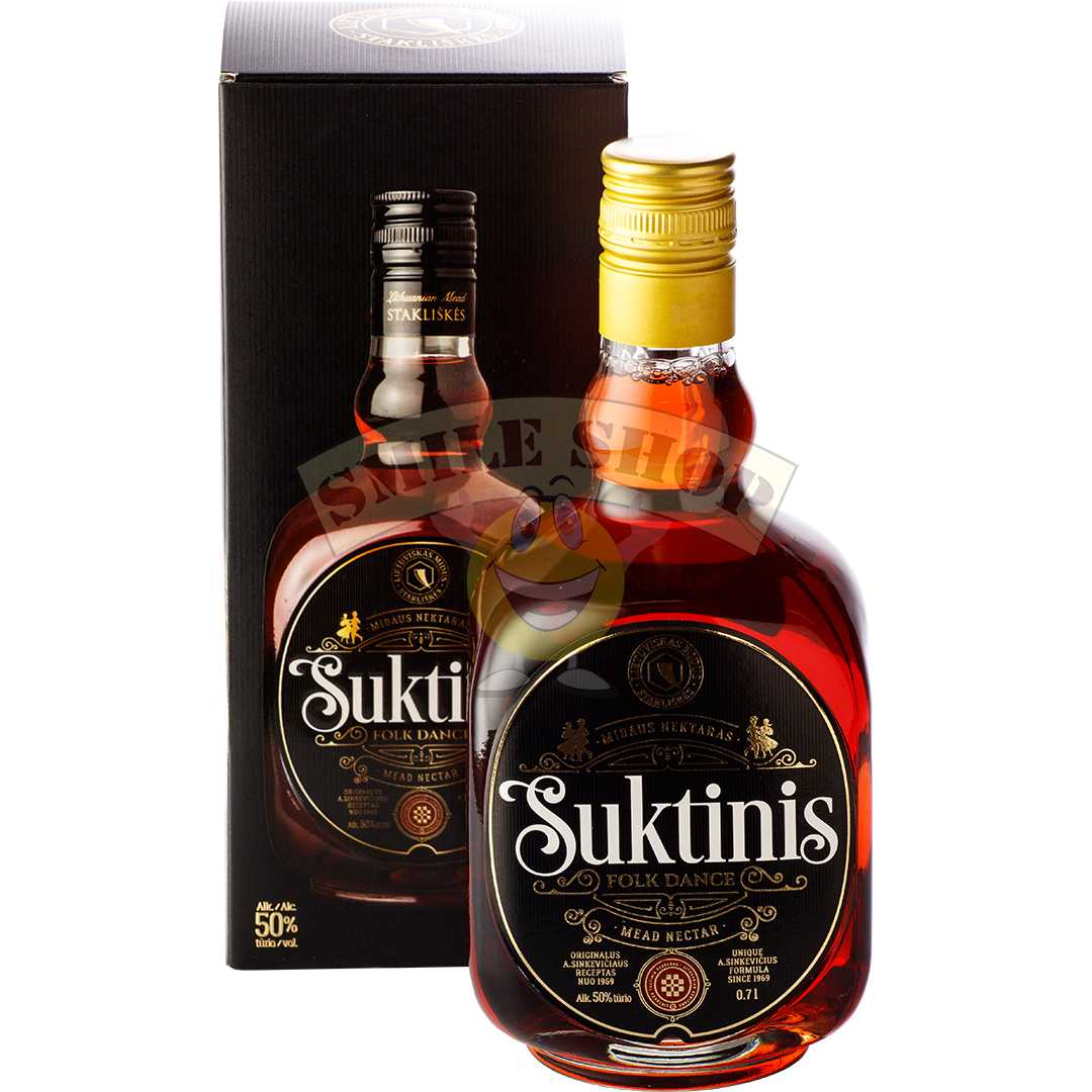 Suktinis Miód Pitny 0,7L 50% + kartonik, Smile Shop Alkohole