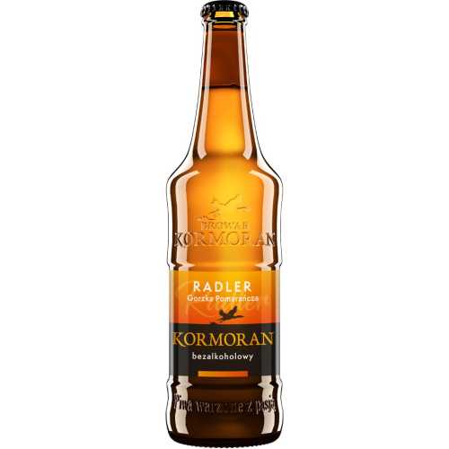 Kormoran Radler Gorzka Pomarańcza Piwo 0,5L 0%, Smile Shop Alkohole