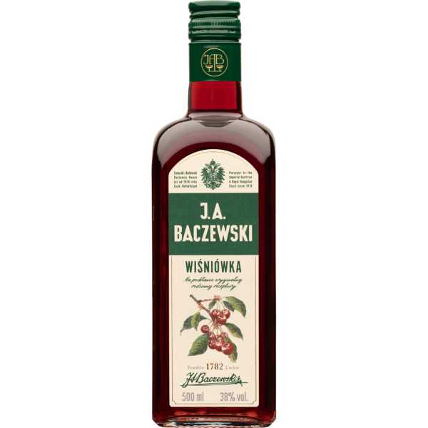 J.A. Baczewski Wiśniówka Wódka 0,5L 38%, Smile Shop Alkohole